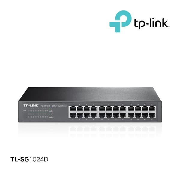 Jual Tp-Link Tl-Sg1024D Pure-Gigabit Switch 24-Port Gigabit Desktop ...
