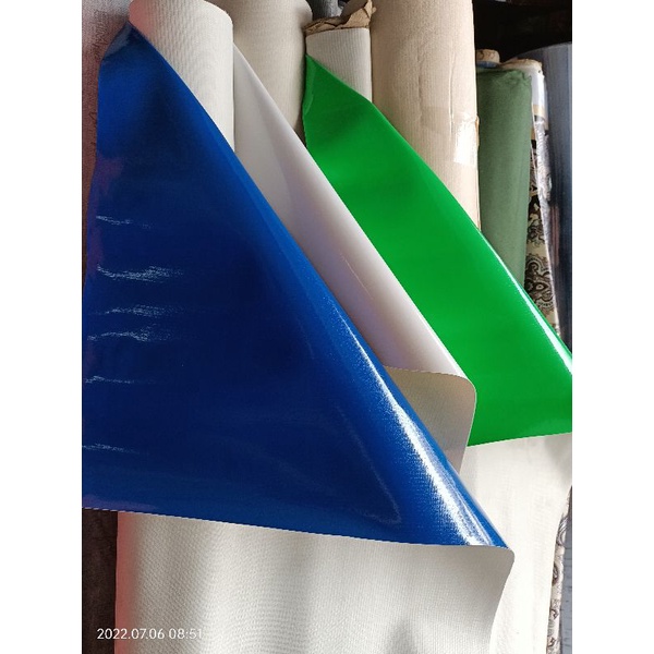 Jual perlak / bahan Oscar/ kulit sintetis glossy/kilat anti air meteran ...