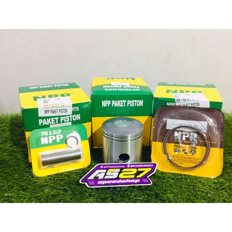 Jual Piston NPP Ninja R RR Os std 25 50 75 100 150 200 Piston kit Ninja ...