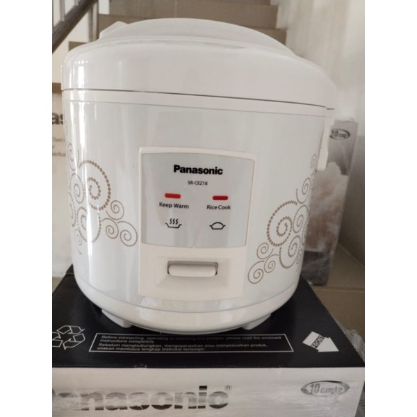 Jual MAGIC COM PANASONIC 3IN1 SR-CEZ 18/RICe Cooker kapasitas 1,8liter ...