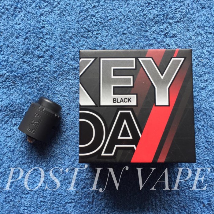 Jual KEY RDA 24mm Dual Coil Atomizer - Authentic By 8Circle X Panda ...