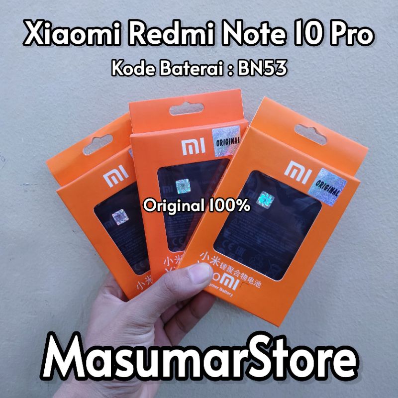 Jual Baterai Batre Batrei Battery Xiaomi Redmi Note 10 Pro BN53 Xiaomi ...