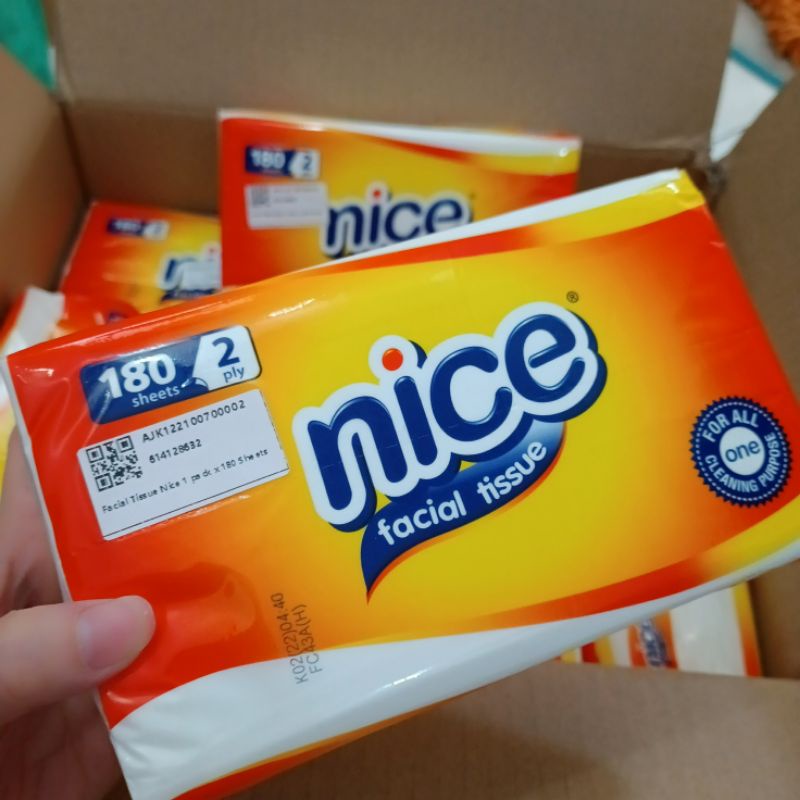 Jual Tissue Tisu Nice 200 Sheets 2 Ply Buy 1 Get 1 | Shopee Indonesia