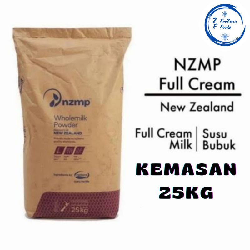 Jual Susu Bubuk NZMP Full Cream Wholemilk Powder 25Kg Halal Bisa COD ...