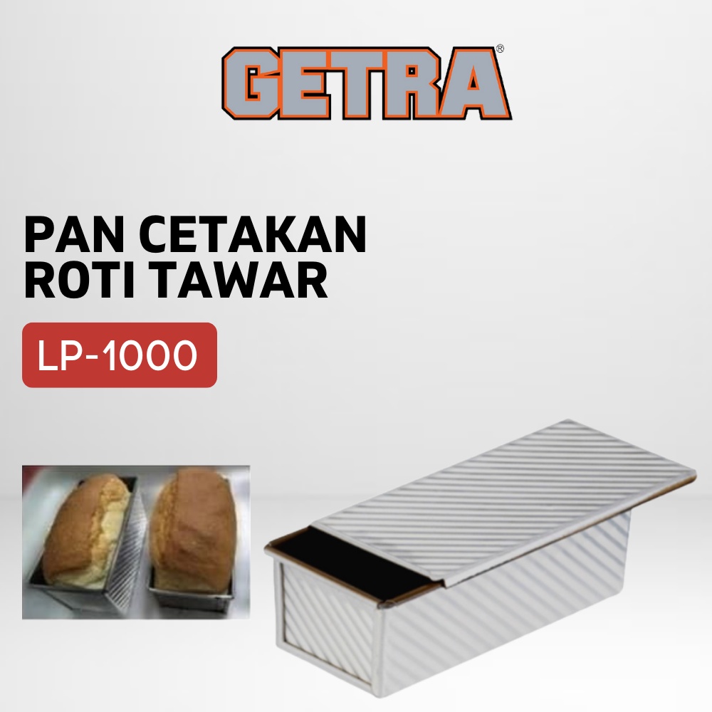 Jual GETRA LP-1000 LOAF BOX TEFLON COATED INSIDE CETAKAN ROTI TAWAR ...