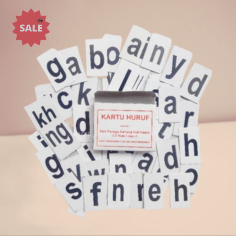 Jual Flash Card Kartu Huruf Murah Belajar Baca Anak Mengenal Huruf PAUD ...
