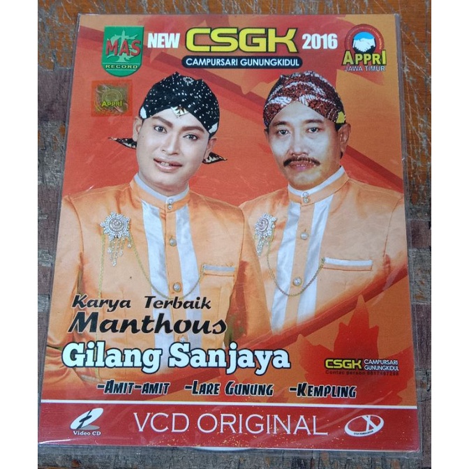 Jual kaset Original Vcd lagu campursari karya manthous | Shopee Indonesia