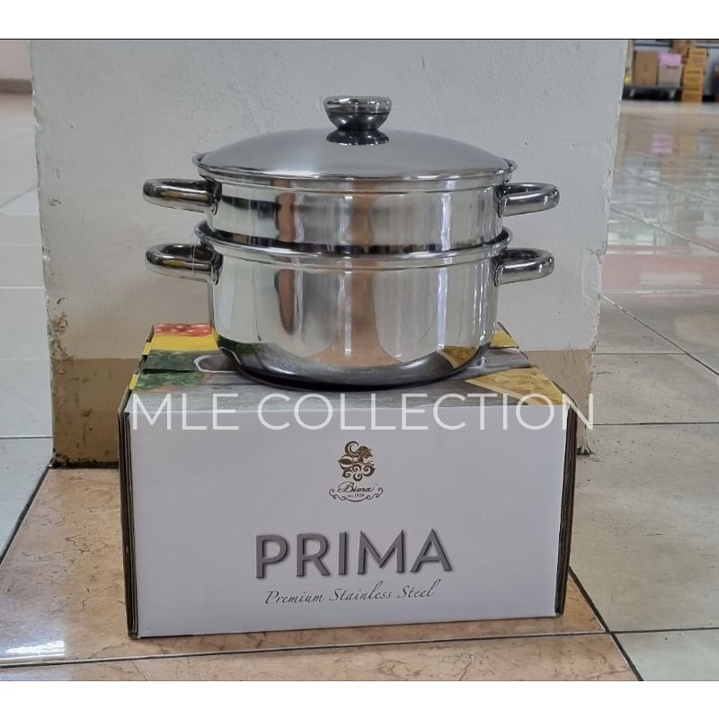 Jual PANCI STEAMER BIMA PRIMA 20 CM 2 SUSUN / KUKUSAN | Shopee Indonesia