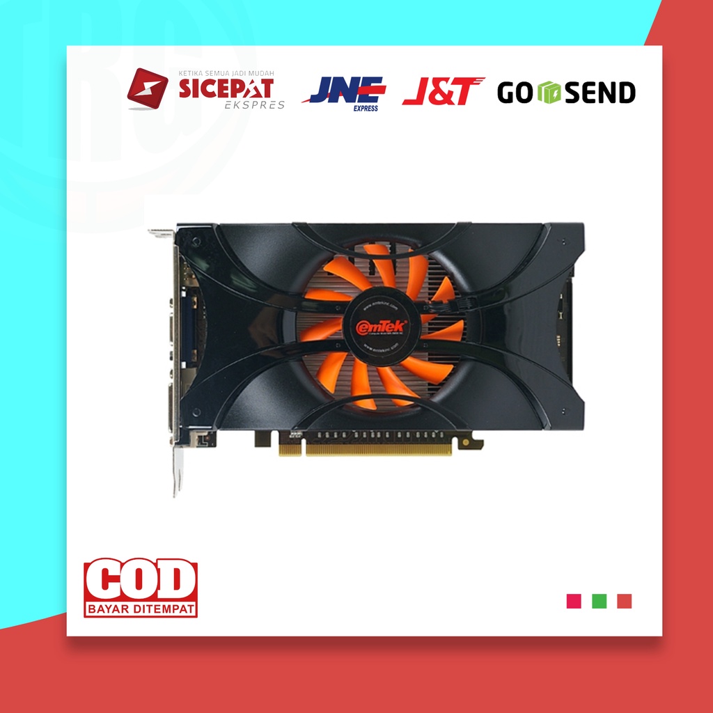 Jual vga card murah GTX 550TI Emtek 1GB DDR5 192Bit | Shopee Indonesia