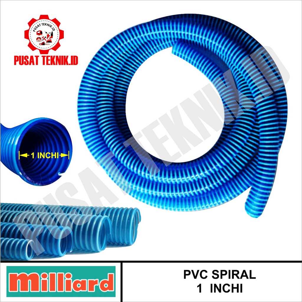 Jual SELANG SPIRAL MILLIARD SELANG HISAP IRIGASI PER 5M PUSAT TEKNIK ID | Shopee Indonesia