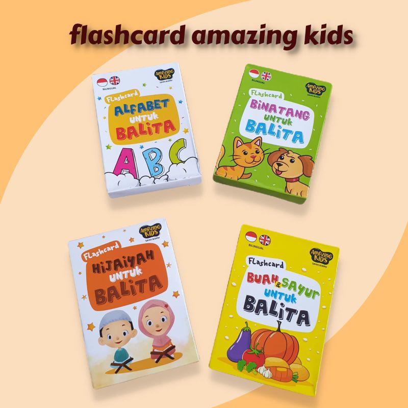 Jual smart toys FLASH CARD AMAZING KIDS kartu pintar flashcard ...