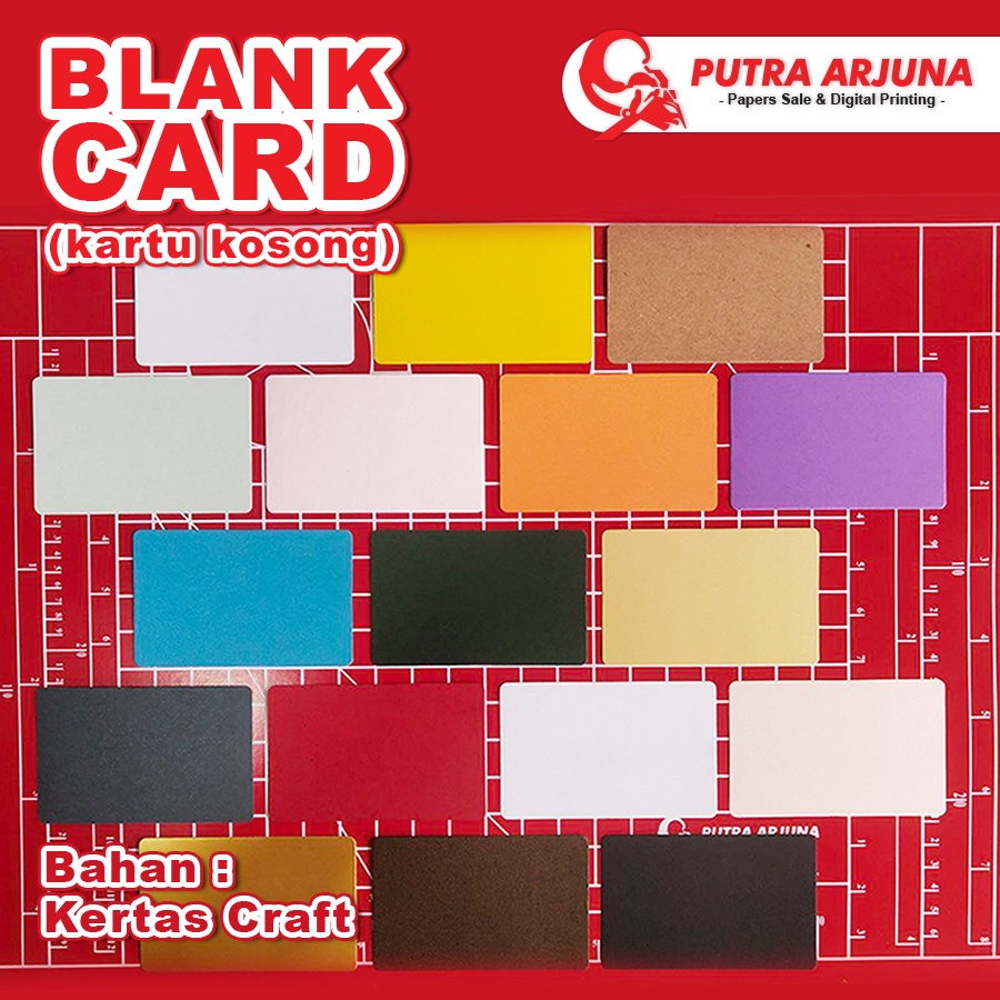Jual BLANK CARD PAPER, FANCY PAPER, KARTU POLOS/KOSONG, 8,6x5,4CM ...
