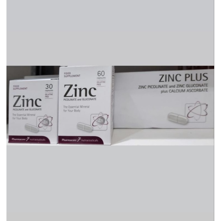 Jual ZINC PLUS ZINC PICOLINATE 30 / 60 CAPSUL BOTOL | Shopee Indonesia