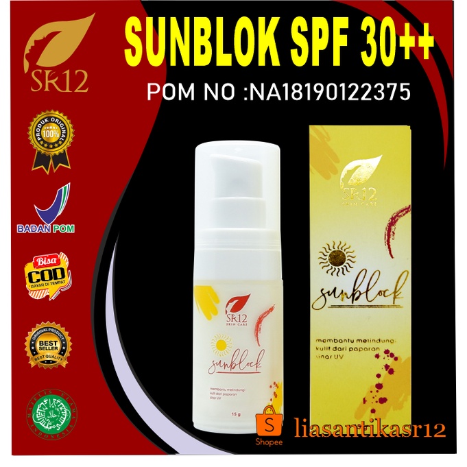 Jual Sunblock sr12 (ANTI BELANG !! ) | Shopee Indonesia