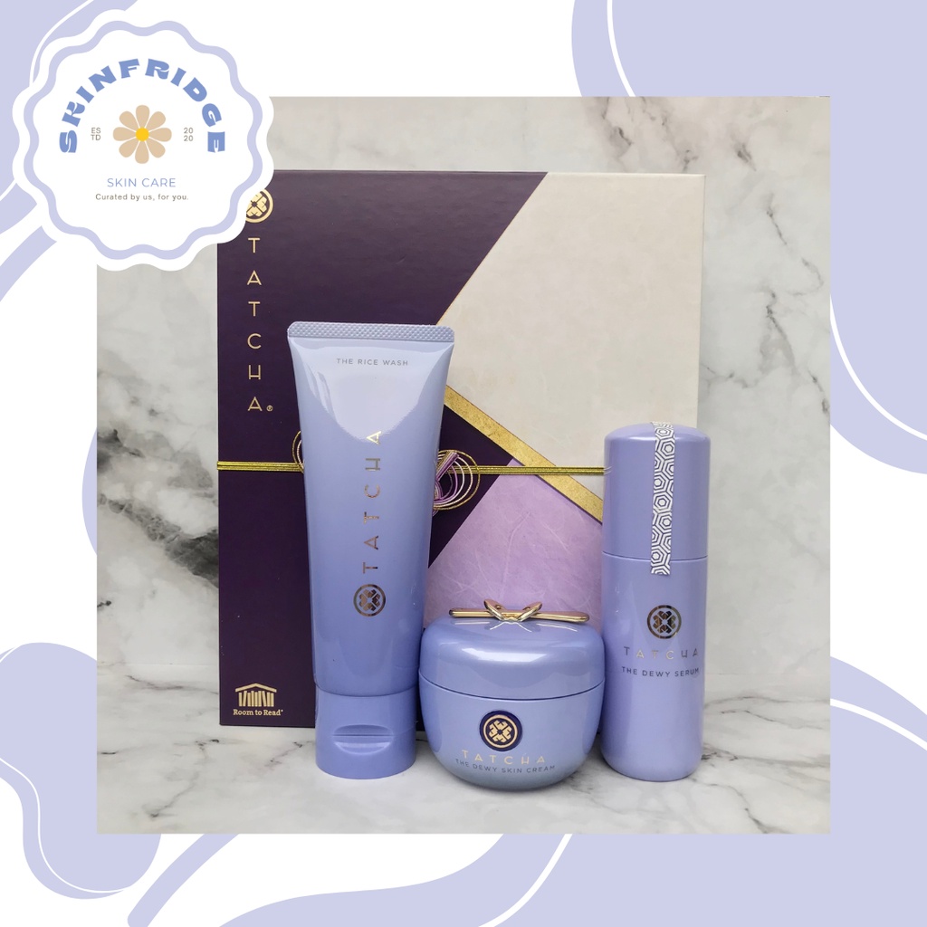 Jual TATCHA Plump + Dewy Trio Set | Shopee Indonesia
