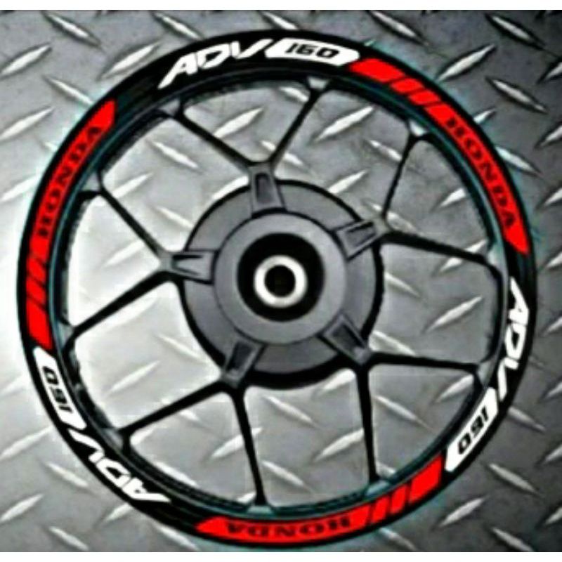 Jual Stiker pelek ADV 160 stiker velg ADV 160 stiker menyala | Shopee ...