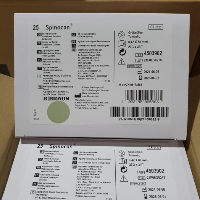 Jual SPINOCAN 27 G B BRAUN / JARUM SPINAL 27 G BBRAUN / SPINAL NEEDLE ...