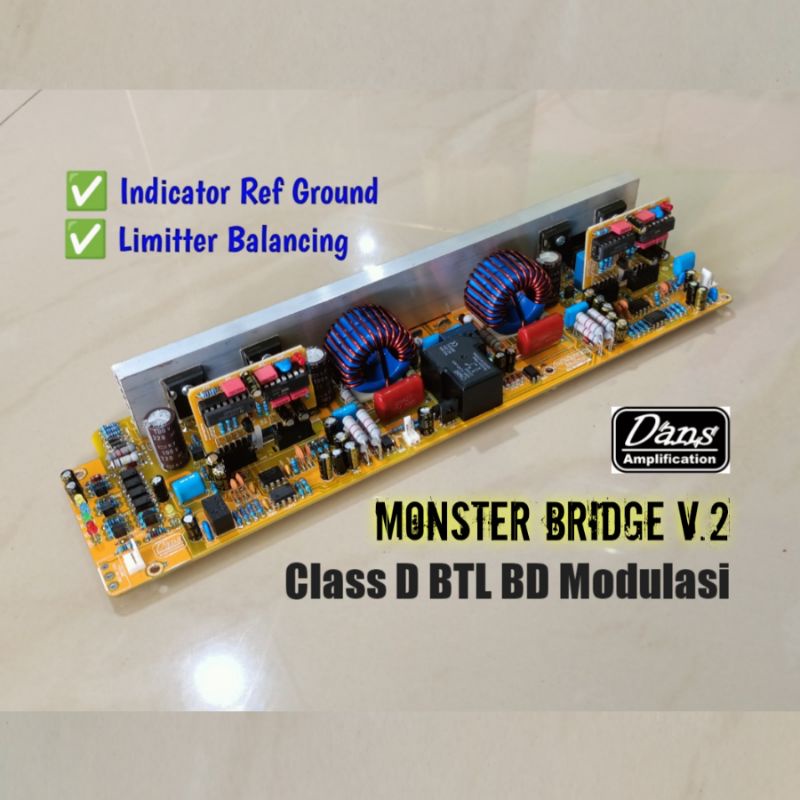 Jual Power Class D Btl Bd Modulation D2k5 Dual Feedback With Limitter