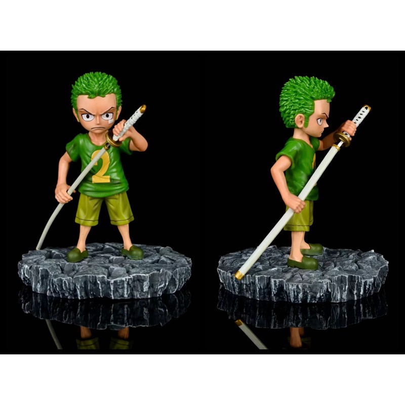 Jual One Piece Roronoa Zoro Chibi Child Anak Action Figure Anime Manga ...