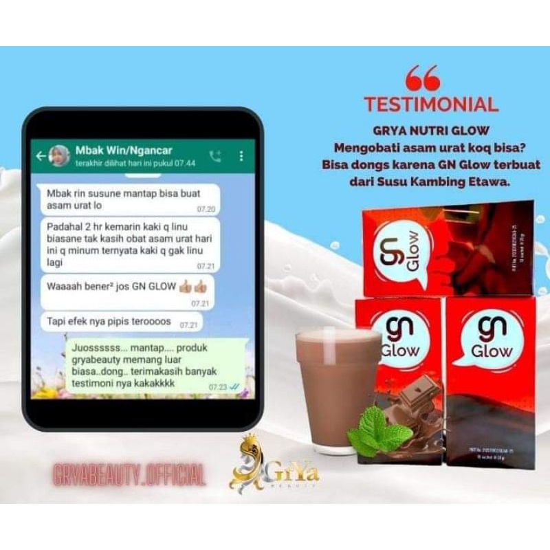 Jual grya nutri glow (susu diet / susu gemuk ) | Shopee Indonesia