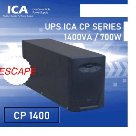 Jual trxFf4F9--UPS ICA CP1400 1400VA / 700W UPS KOMPUTER | Shopee Indonesia