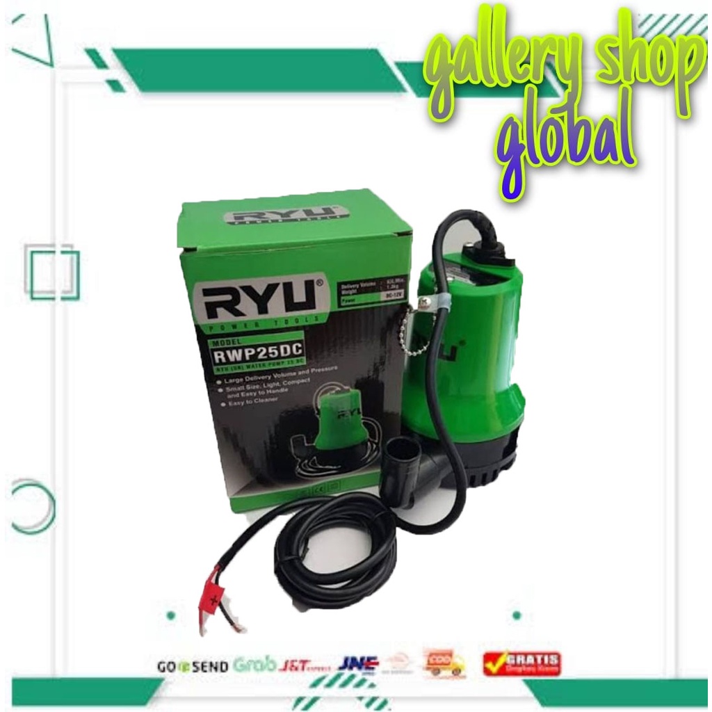 Jual RYU WATER PUMP / POMPA CELUP AIR DC 12V RWP 25DC RYU | Shopee ...