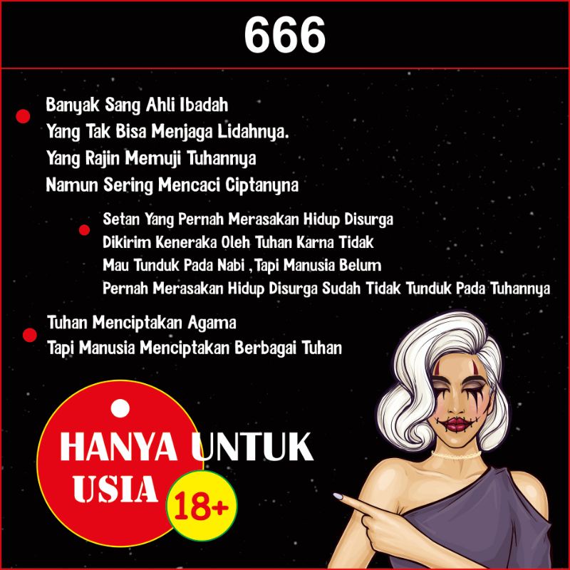 Jual Poster 666 Ukuran A5 isi 24 Pcs!!!( GRATIS SOVENIR STICKER GANCI ...