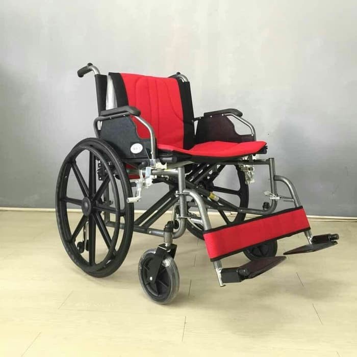 Jual Kursi roda Big Size Kursi roda Jumbo Berat Pengguna Hingga 150KG ...