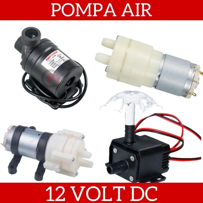 Jual Pompa Air Fish Tank Submersible Sirkulasi 12 Volt DC 12V Water ...