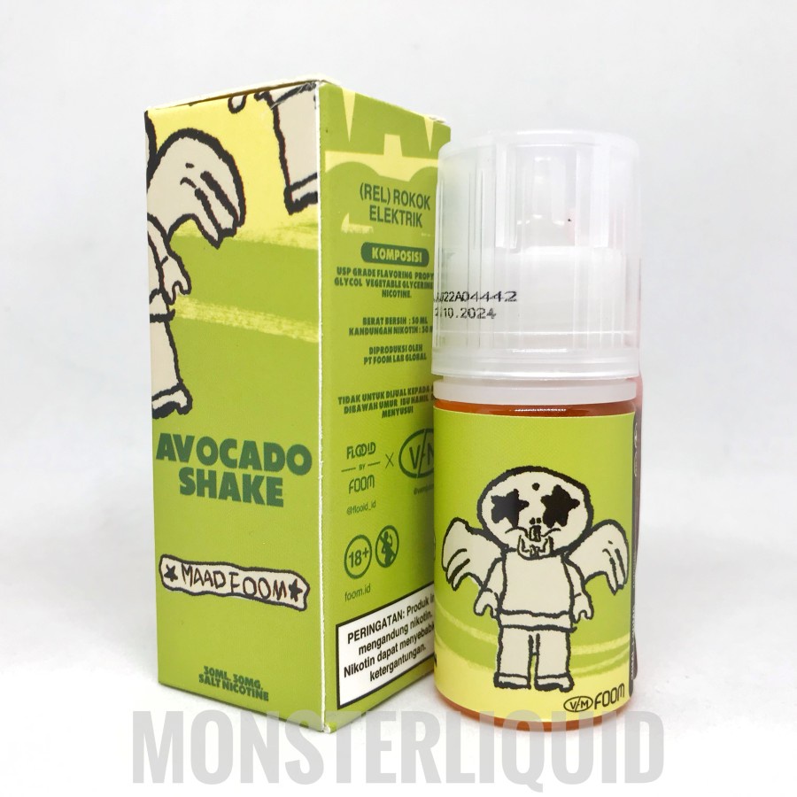 Jual SALT MAAD FOOM AVOCADO SHAKE BY FOOM X MAADTWINS 30ML | Shopee ...