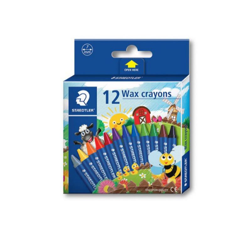 Jual STAEDTLER LUNA NORIS CLUB WAX CRAYON 12 COLORS / STAEDTLER WAX ...