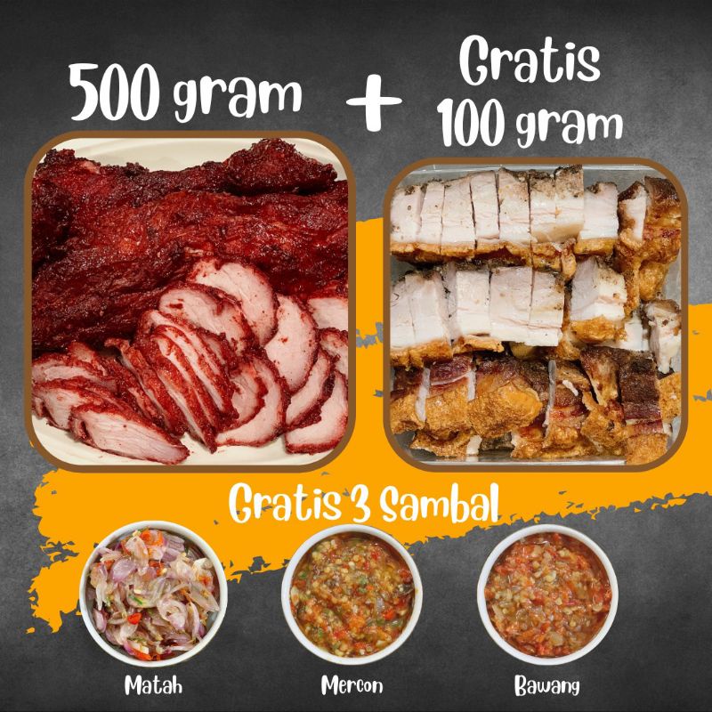 Jual Charsiu / Chasio / Babi Merah / Babi Panggang Merah 500gram ...