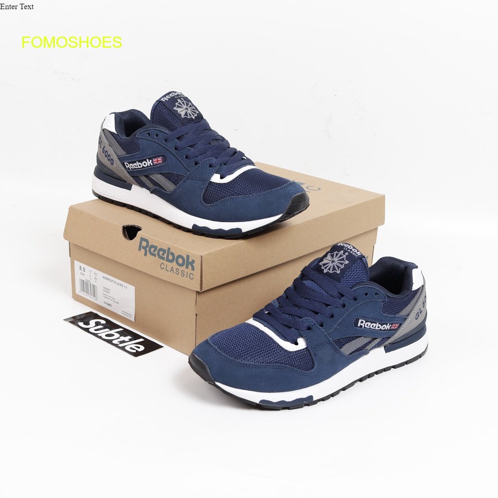 Jual Sepatu Reebok Classics GL 6000 Navy White | Shopee Indonesia