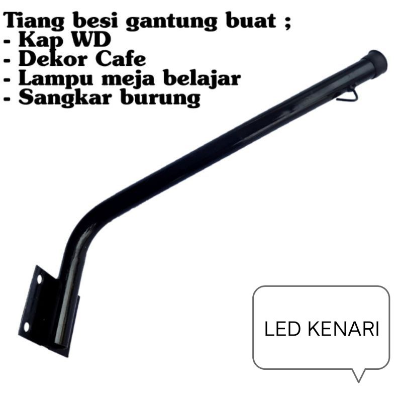 Jual Tiang penyangga kap lampu wd gantung tiang kap jalan | Shopee Indonesia