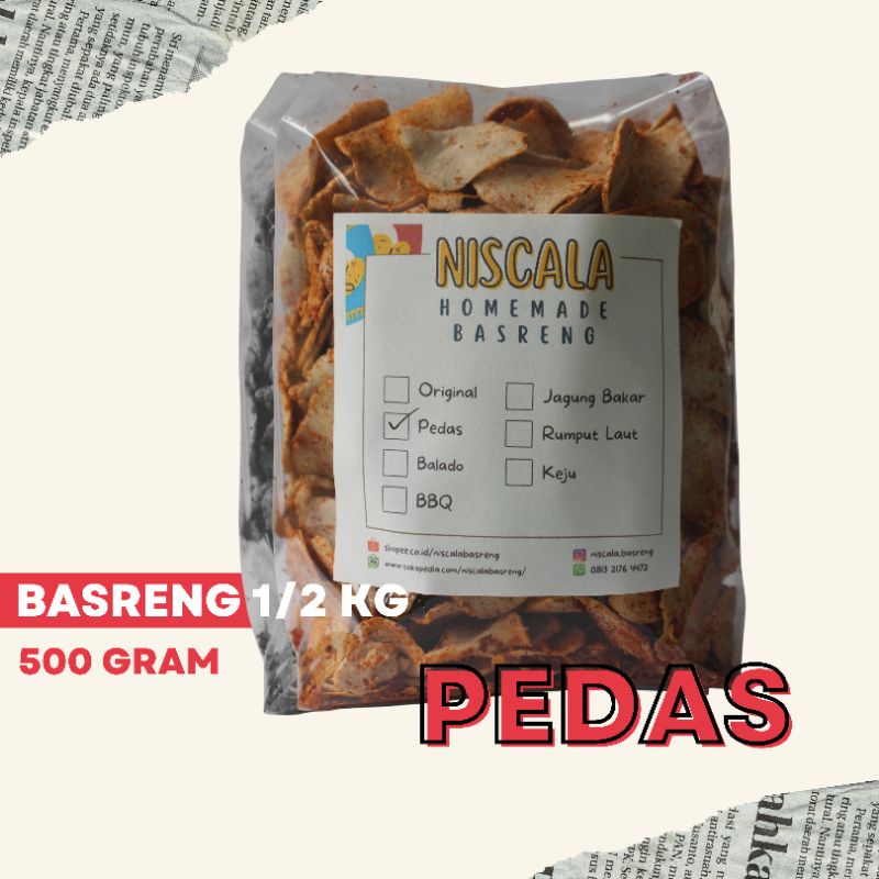 Jual BASRENG 1/2 KG RASA PEDAS | Shopee Indonesia