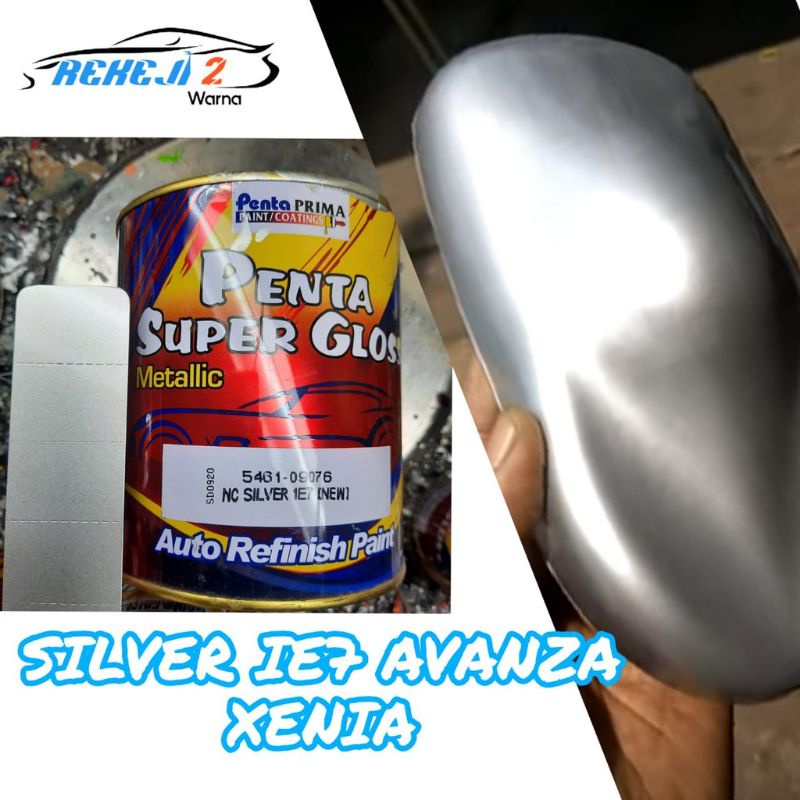 Jual Cat Penta Super Gloss Metalic Silver 1E7/SILVER AVANZA-Cat Mobil ...