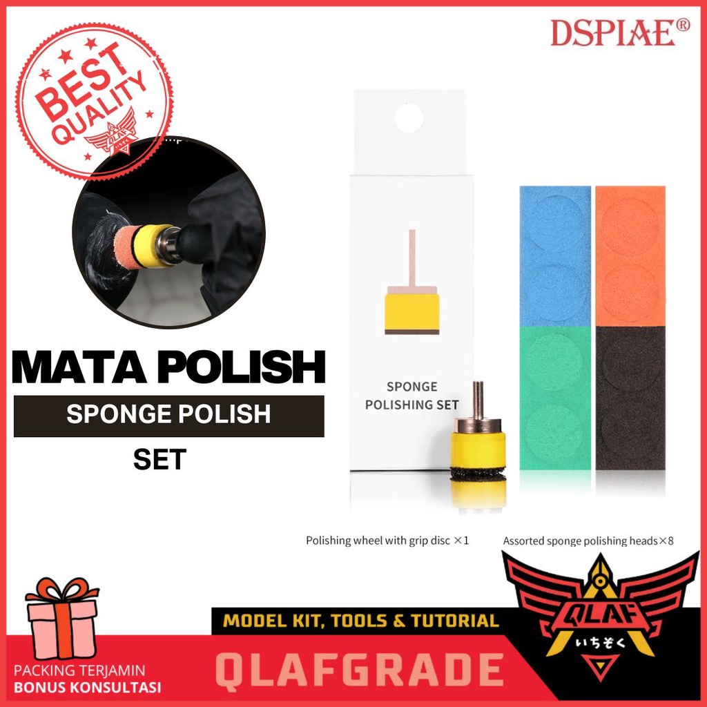 Jual MATA POLISH SET refill sponge polishing finishing dspiae | Shopee Indonesia