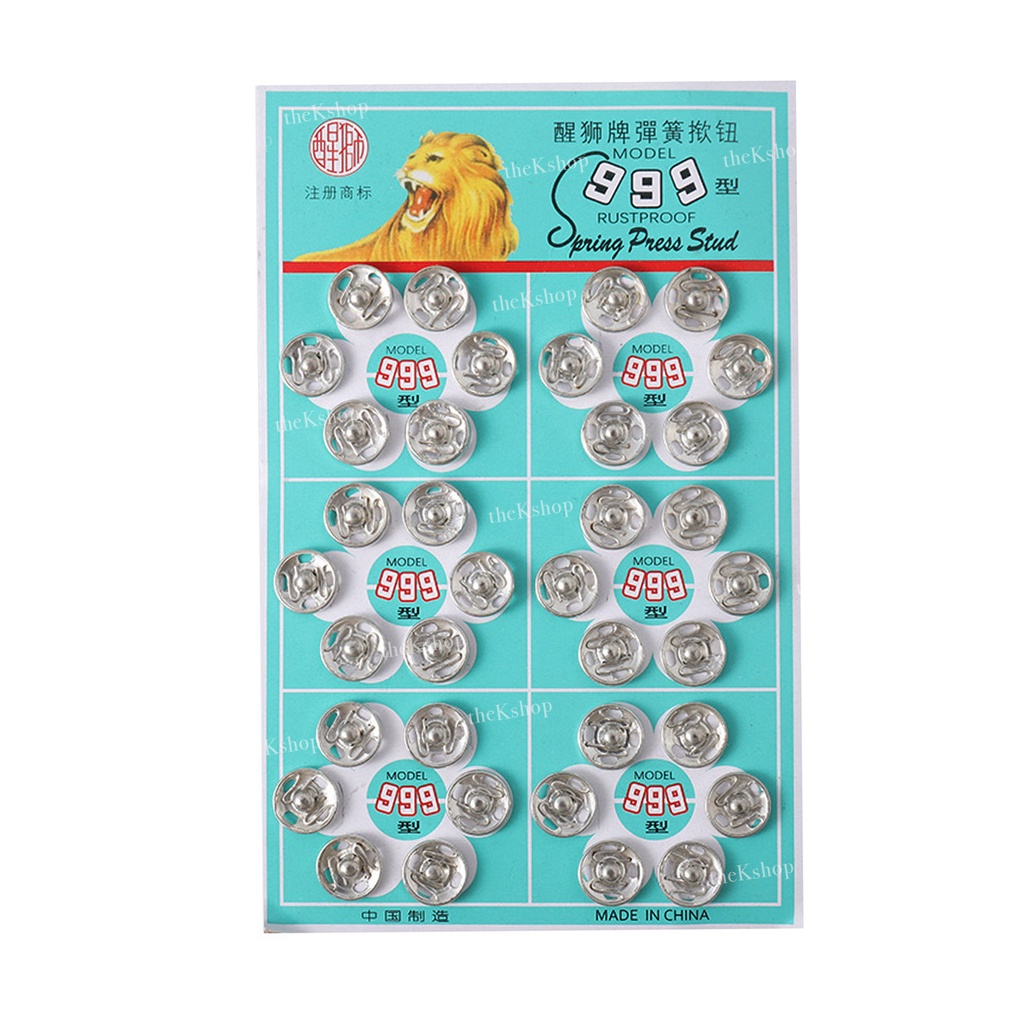 Jual Kancing Jepret 999 Anti Karat / Kancing Press Benik 8mm Cetet ...