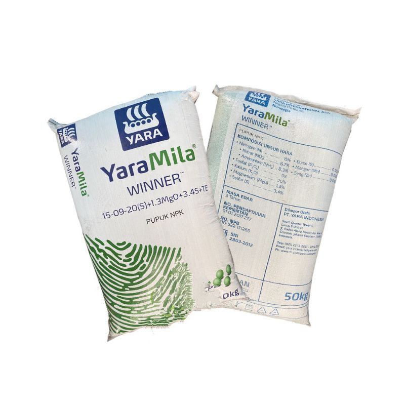 Jual YARA WINNER 50 kg NPK 15 09 20 original pack pabrik | Shopee Indonesia