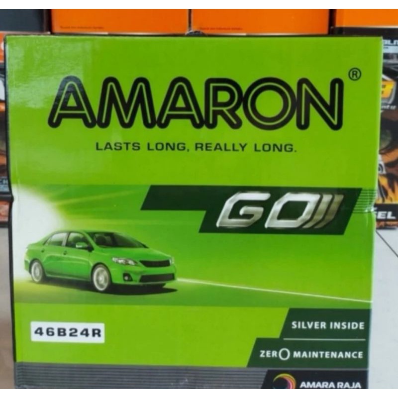 Jual AKI BATERAI KERING AMARON GO 46B24R/NS60 TERIOS RUSH XENIA AVANZA | Shopee Indonesia