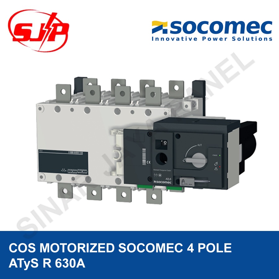 Jual ORIGINAL SOCOMEC COS SOCOMEC ATYS R MOTORISED 630A 4P AUTO CHANGE OVER SWITCH OTOMATIS ...