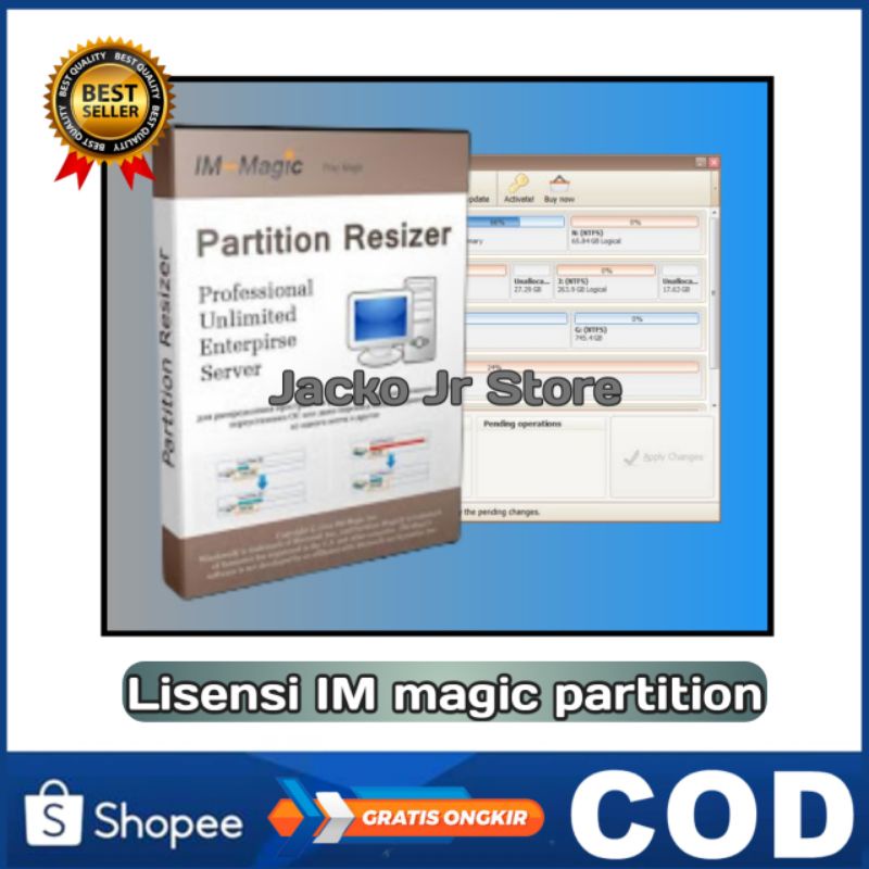 Jual Lisensi Original IM- magic partition resizer lifetime | Shopee ...