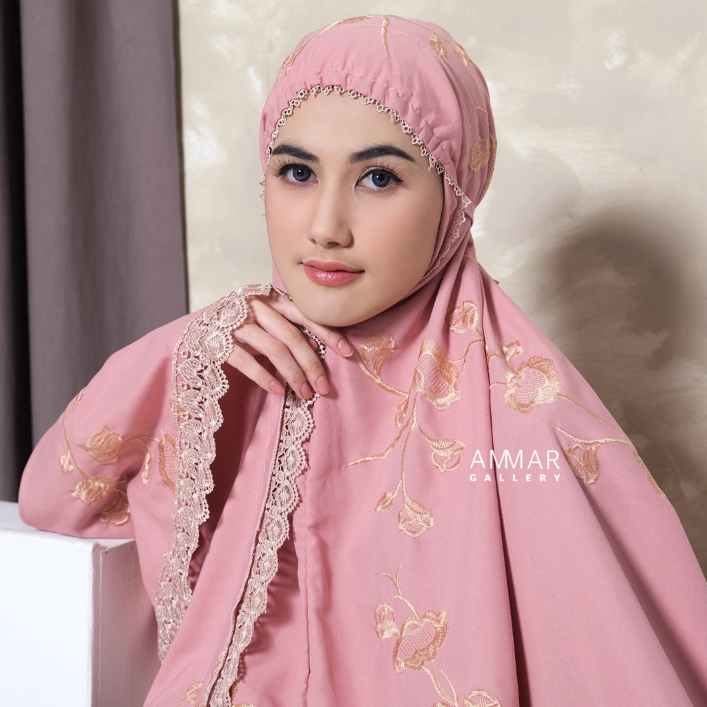 Jual AMMAR - Mukena Dewasa Premium Bordir Mewah Akifa | Shopee Indonesia