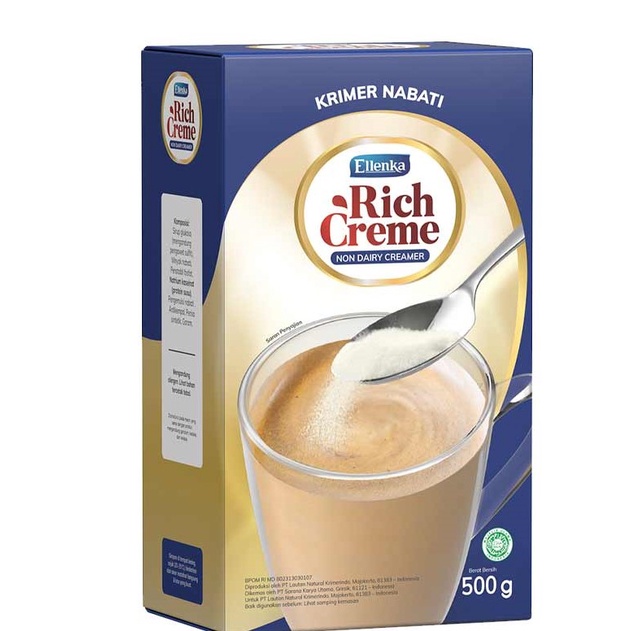 Jual (Ready) Non Dairy Creamer Ellenka Rich Creme 500 Gram pack ...