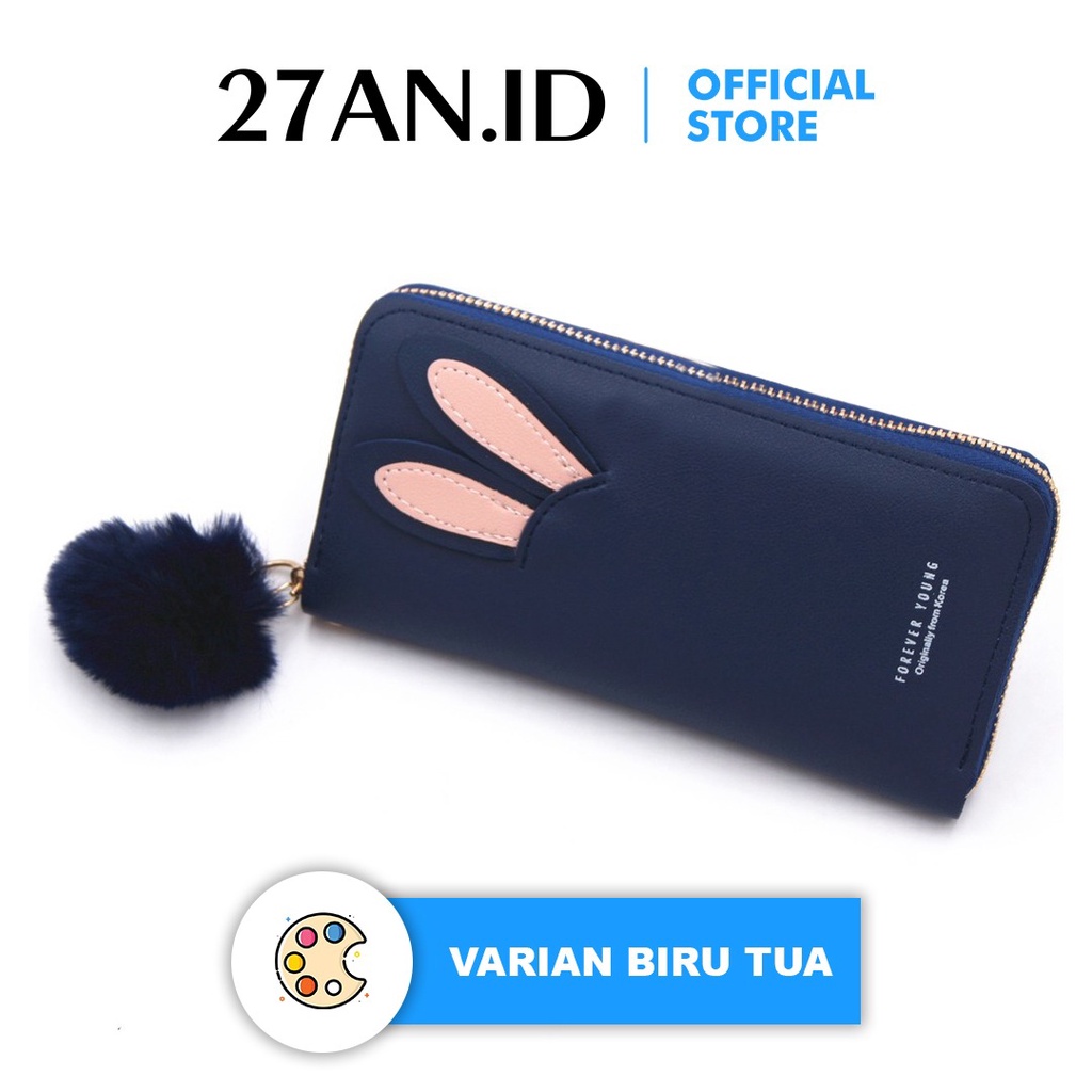 Jual (27AN.ID) Dompet Panjang Wanita D37 Dompet Panjang Resleting Motif Kuping Kelinci dompet ...