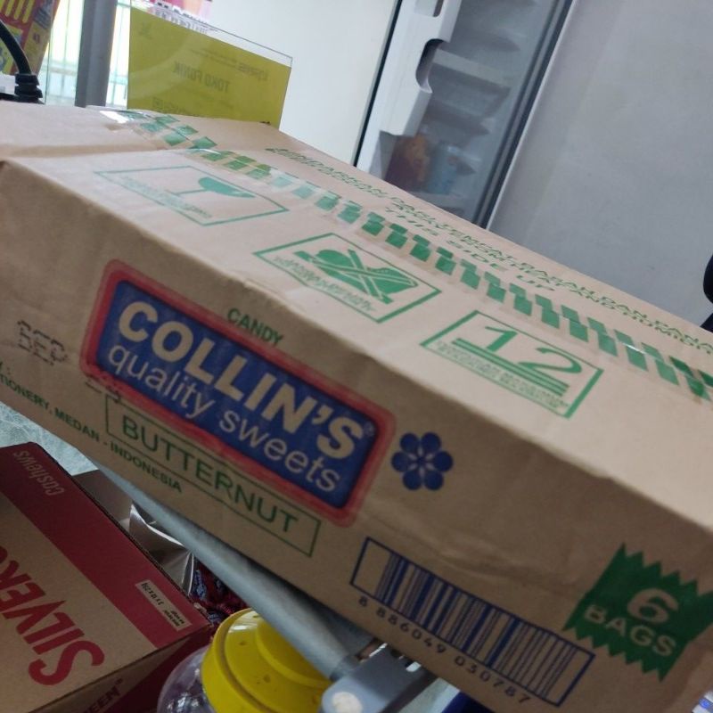Jual Permen Collins Butter Nut 460g 1dus | Shopee Indonesia