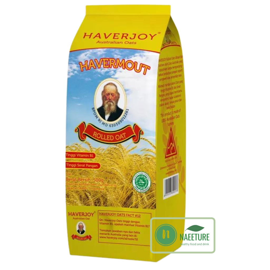 Jual Haverjoy Rolled Oats 500 gram | Shopee Indonesia
