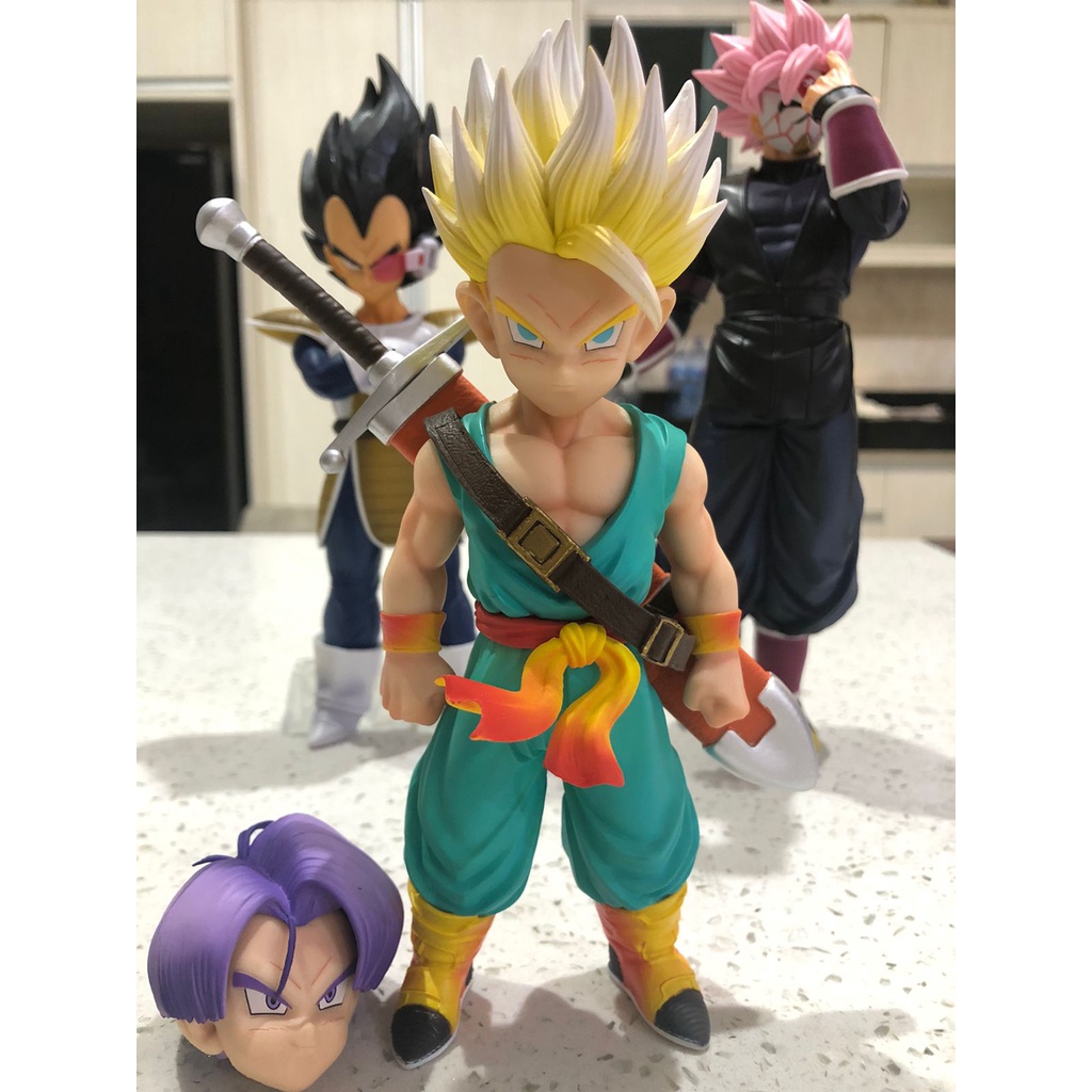 Jual Trunks Kid Super Saiyan SSJ 2 Kepala Tinggi 19CM | Shopee Indonesia