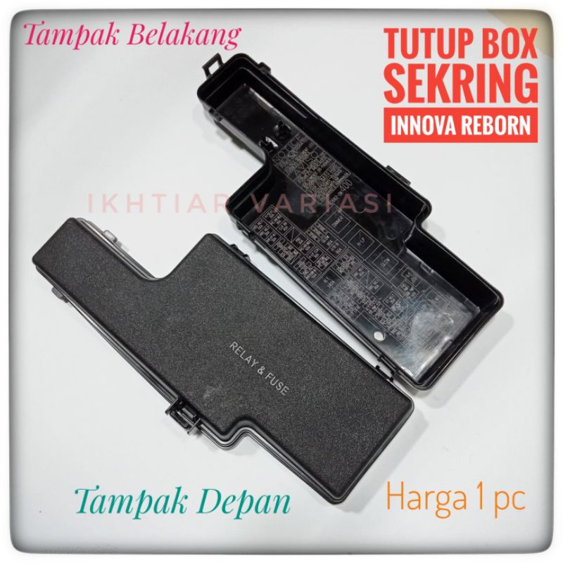 Jual Tutup box sekring Innova reborn tutup sekring Innova reborn cover ...