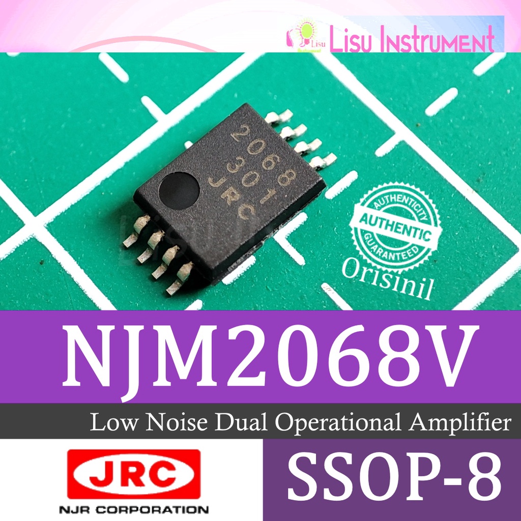 Jual NJM2068V 2068 JRC2068 Low Noise Dual Operational Amplifier SSOP-8 JRC Original | Shopee ...